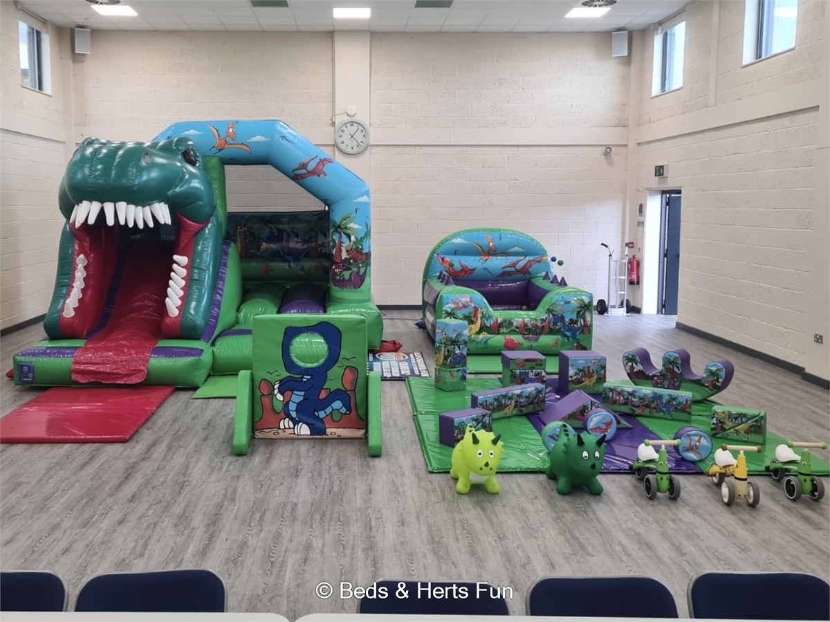 3D Dinosaur Package - Bouncy Castle & Softplay Hire in Parts of Bedfordshire, Hertfordshire ...
